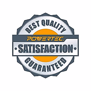 POWERTEC 50 Pcs 3/8”-16 Threaded Inserts for Wood | Nut inserts, Wood Inserts, Screw Inserts for Wood, Suitable for Hardwood, Softwood, Plywood, Woodworking and Wood Furniture | 18mm Length (QTI1004)