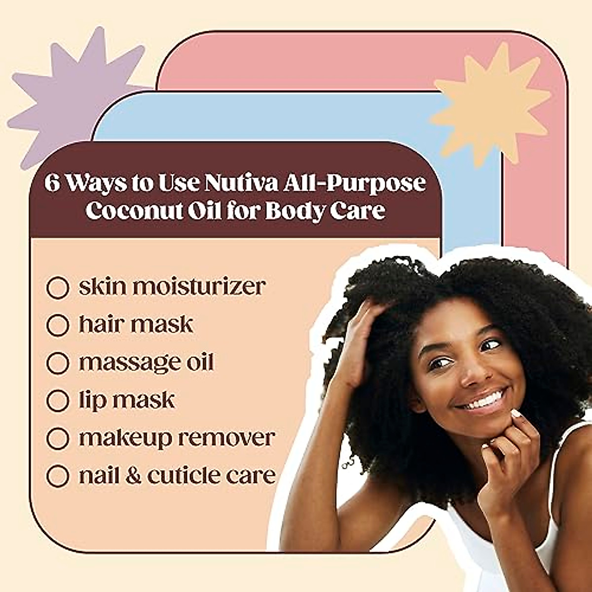 Nutiva Organic Steam-Refined Coconut Oil, 15 Fluid Ounce, USDA Organic, Non-GMO, Vegan, Keto, Paleo, Neutral Flavor and Aroma for Cooking & Natural Moisturizer for Skin and Hair