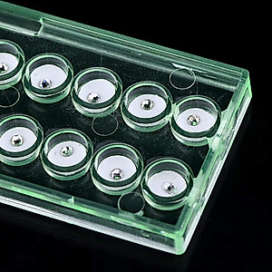 Tooth Ornaments, 10pcs 2mm Dental Crystal Tooth Ornaments Tooth Gems Teeth Jewelry Gem Decoration White with Box