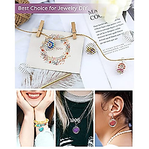 JIALEEY Spiral Bead Cages Pendants, 20 PCs 25x30mm Silver Plated Stone Holder Necklace Cage Pendants Findings for Jewelry Making and Crafting