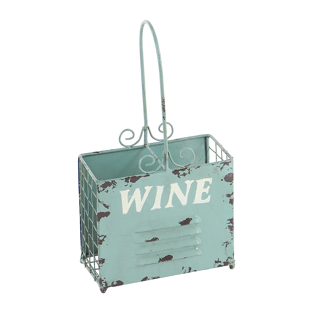 Deco 79 Metal wine Holder 3 Assorted, 8 by 15"