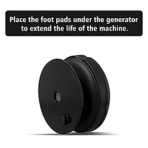 Rubber Foot Pads Fit for Hon da Generator - Lower Rubber Vibration Foot Pads Fit for Hon da EU2000i EB2000i Generator, Replace 68325-Z07-003, Set of 4