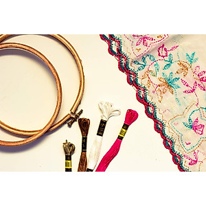 UMC STAG Pack of 50 Popular Colours Premium Embroidery Thread | 100% Egyptian Cotton Premium Skeins | Cross Stitch Embroidery Floss | Oeko TEX Certified Stranded Cotton | Ideal for Arts & Crafts