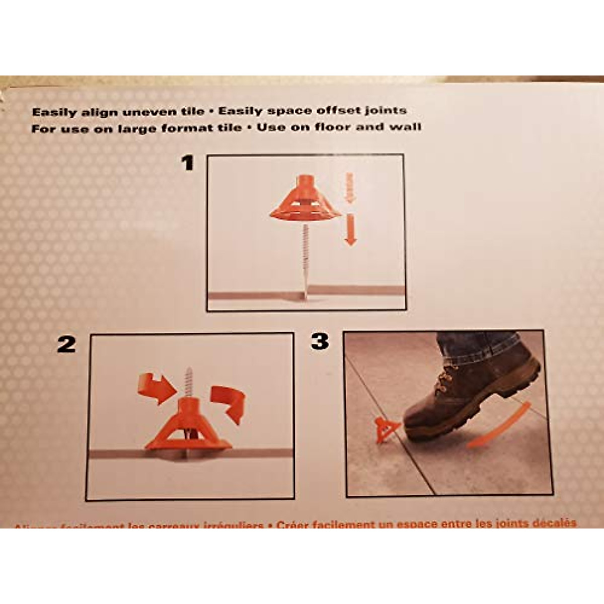 Ridgid LevelMax tile anti-lippage and spacing system 100