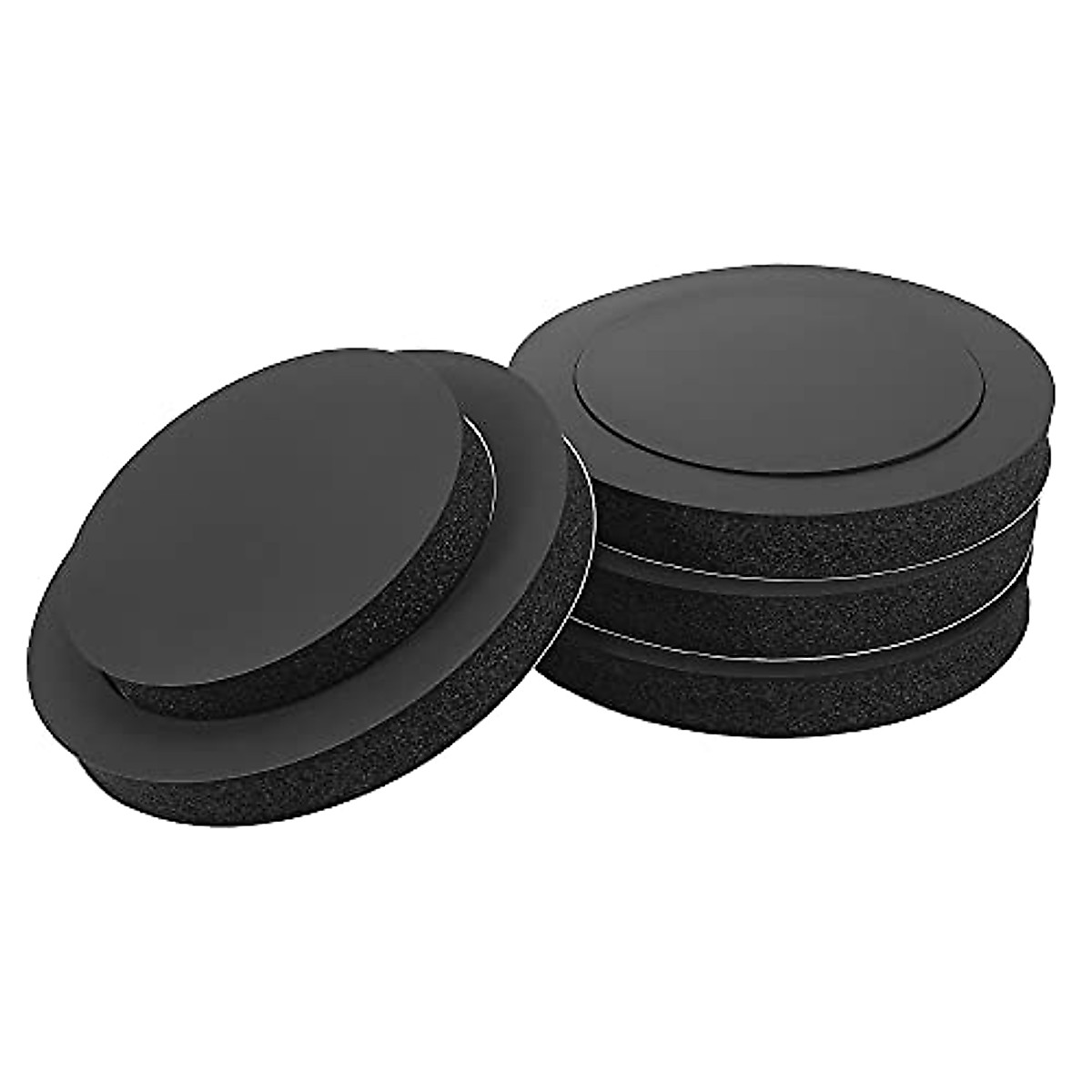 X AUTOHAUX 4 PCS Speaker Fast Rings 6" to 6.5" Car Speaker Foam Enhancer Sponge