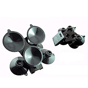 Noa Store R1 R3 Windshield Mount Bracket + 6 Black Suction Cups Compatible with Uniden Radar Detectors