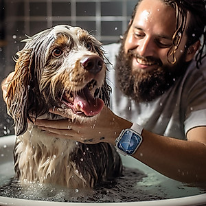 [2 in 1] Waterproof Case for Apple Watch Series 9 8 7 45mm, [Looks Like Ultra] 360° Protective Hard PC Front & Back Bumper with HD Tempered Glass Screen Protector for iWatch Cover Accessories