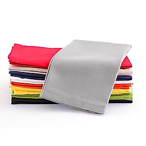 AMOUR INFINI Cotton Napkins | 12 Pack | 18 x 18 Inch | 100% Ring Spun Premium Cotton | Perfect for Restaurants, Events and Dinner Napkins | Highly Absorbent Cloth Napkins | Yellow