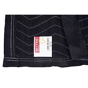 Mytee Products Padded Hand Truck Cover - Square Top, Moving Supplies, Black Moving Pad - Woven Cotton/Poly - 50" x 16"