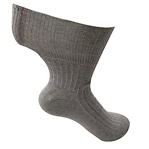 Jinboyoupin Women's loose cotton socks diabetes ankle socks varicose veins pregnant women, middle-aged sailor socks 5 pairs. (Grey five pairs)
