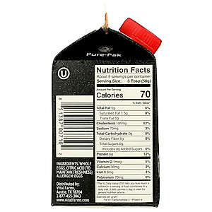 Vital Farms Pasture-Raised, Liquid Whole Eggs, Ready to Pour, 16 oz Carton, Pasteurized