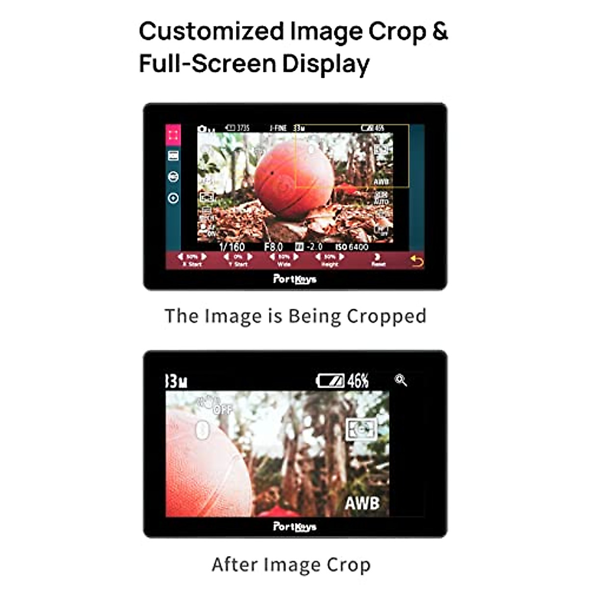 Portkeys LH5P II Camera Control Field Monitor |Touch Screen |Metal Frame |Bluetooth |2200 Nit |5.5" |1920x1080, Control Function Compatible with Canon, Sony, Panasonic, BMPCC, ZCam and Gimbals