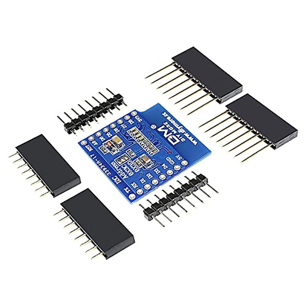 Mini 0.66 Inch 64X48 OLED Shield for WeMos D1 IIC/I2C SSD1306 Mini ESP32 OLED Module 3.3V 0.66" LCD Screen for Arduino AVR STM32