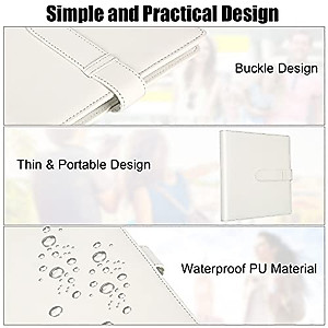 256 Pockets Photo Album for Fujifilm Instax Mini 11 12 9 7+ 40 Evo Liplay 90 8 Instant Camera/Mini Link SP-1 Printer, Photo Album for Polaroid Zink 2x3" Photo/Mint Zip Instant Camera Printer, White