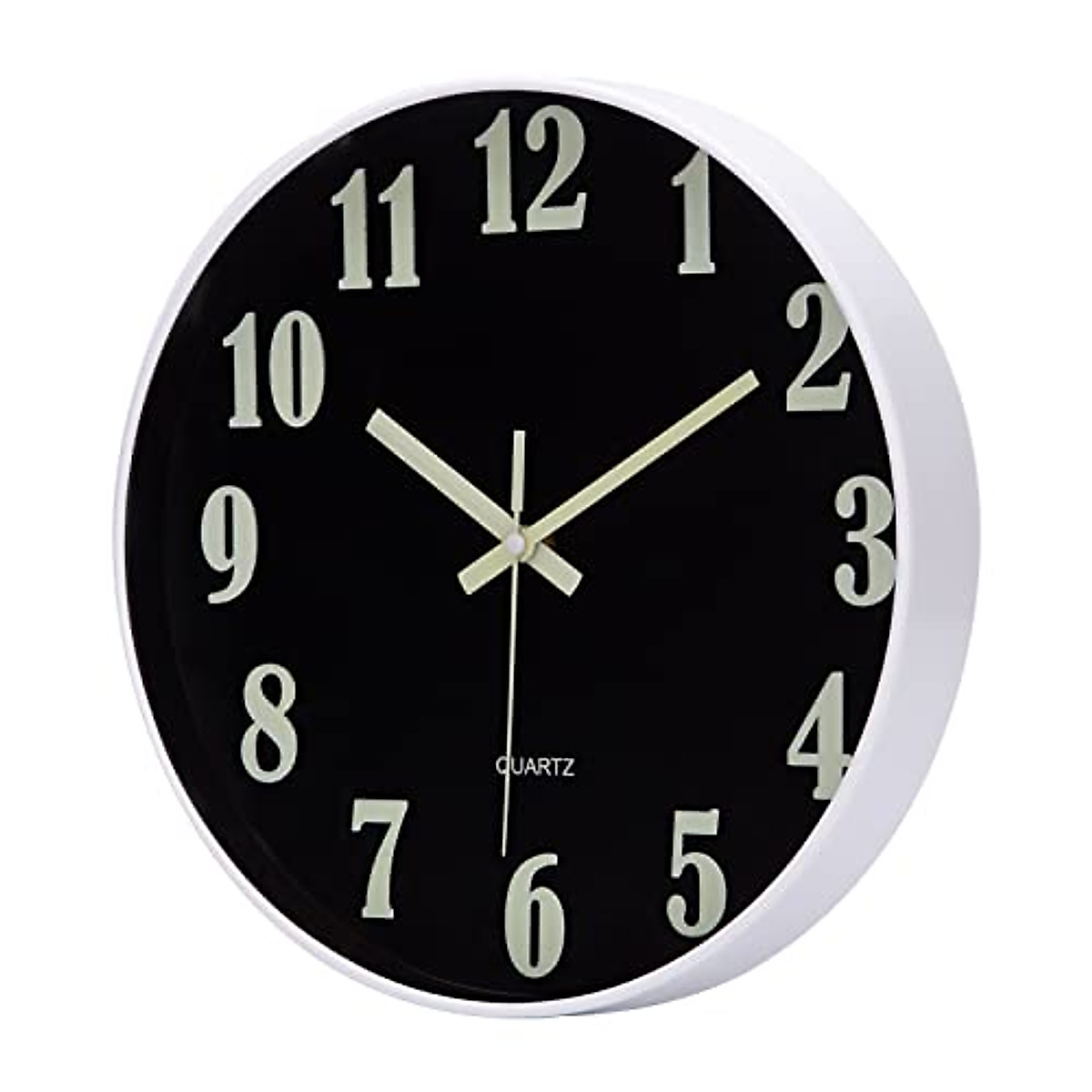 NESIFEE 12 Inch Glow in The Dark Wall Clock,Night Light Wall Clock,Silent Non-Ticking, Battery Operated Wall Clocks for for Living Room Kitchen Office Bedroom