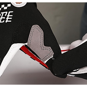 EXCEREY Cycling Gloves Mountain Bike Gloves for Outdoor Sports, Driving, Climbing for Men & Women (Black,M)