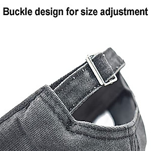 4 Pieces Baseball Hat, Washed Cotton Adjustable Caps for kid, Toddler, Boys, Girls (Color 1)