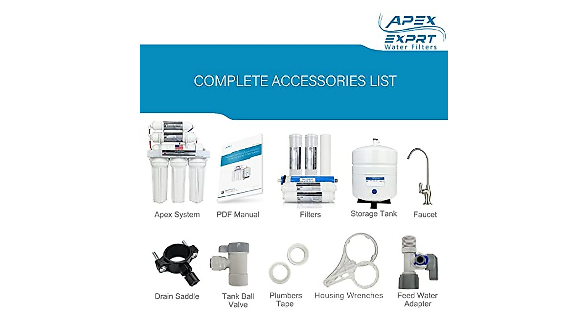 APEX MR-6050 6-Stage Water Filter - Pure Alkaline Water