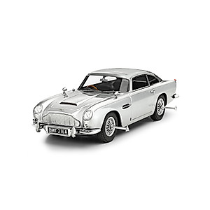 Revell 14554 Aston Martin DB5 James Bond 007 Goldfinger 1:24 Scale 122-Piece Skill Level 2 Model Car Building Kit, Silver