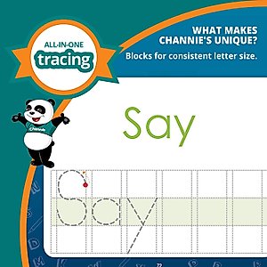 Channie’s Visual Dry Erase Flashcards for Pre-K Through First Grade Students’ to Learn to Trace, Practice &Write Their First 100 Sight Words, Ages 3+, 5.5” x 4.25