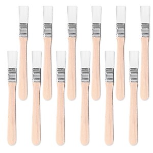 5 Inch Paint Brush Trim Painting Tool Soft Bristle with Wood Handle Small Paint Brushes for Wall, Touch Up, Cabinets, Fences, Edge Painting Tool(0.5" Wide, White