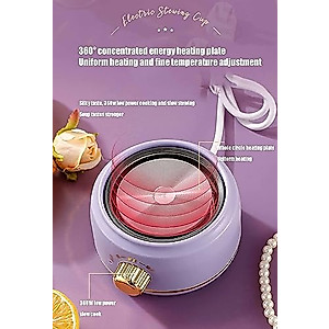 600ML Health Pot Household Multifunctional Glass Kettle Electric Tea Pot Hot Water Dispensers Electric Kettle Flower Teapot Automatic Electric Stew Bird's Nest Pot Stainless Steel B,600ML (Color : B