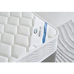 Full Size - 6 Inch Homelife Innerspring Hybrid Mattress with Comfort Foam Top Layer & Pocket Coil Springs - Rolled in a Box - Oliver & Smith