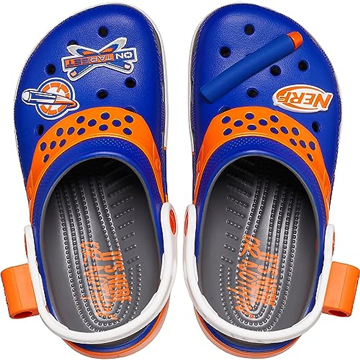 Crocs Unisex-Child Classic Clogs, Nerf Blue, 6 US Big Kid