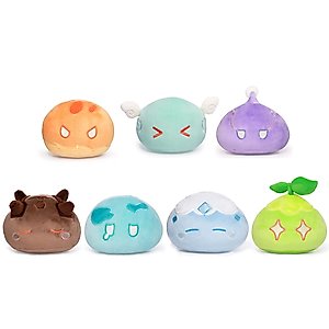 Children’s Plush Toy Slime Plush 3.9" Set, Monster Plush Role-Playing Game Fan Props (7pcs)