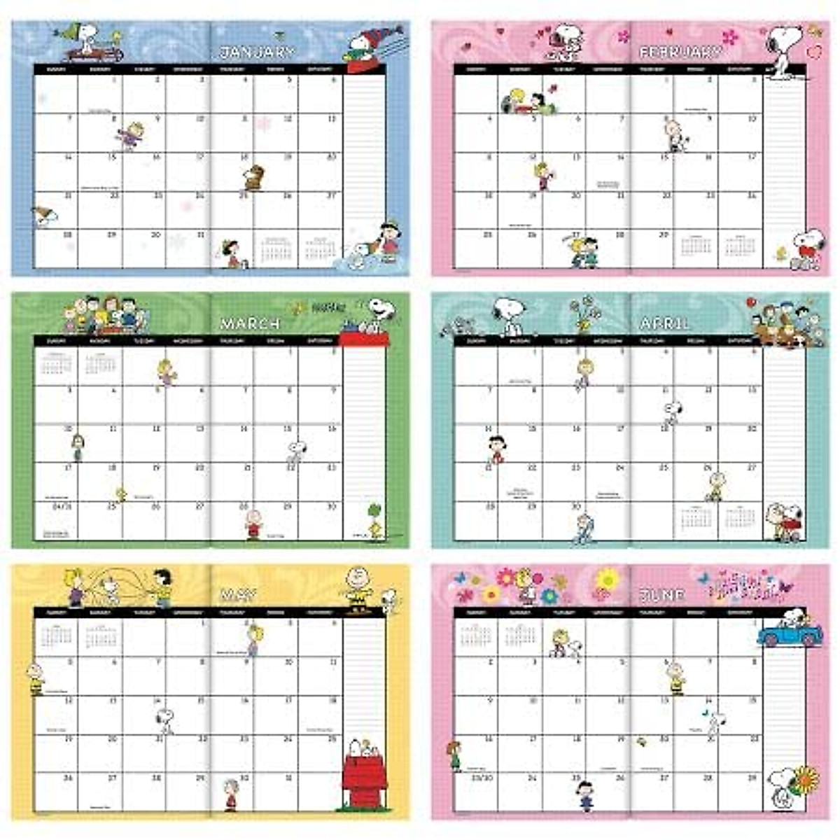 2024 PEANUTS® Desk Planner & Calendar, 8.5-Inch x 11-Inch Size Closed, 11-Inch x 17-Inch Size Open, Large Bookstore-Quality Monthly Calendars for Kitchen & Office, by Current