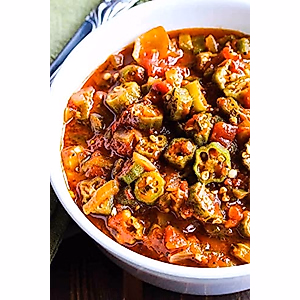 TomorrowSeeds - Clemson Spineless Okra Seeds - 50+ Count Packet - Natural Non GMO USA Southern Ochro Okro Bamia Garden Asian Vegetable