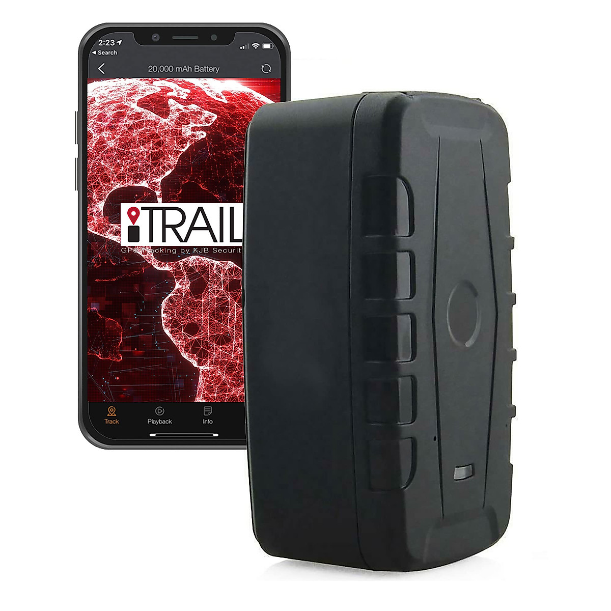 GPS Tracker for Vehicle - Discover It - 5G Real Time GPS Tracking Device Monitoring System with GEO Fence for Kids, Cars, Vehicle, Seniors - Up to 256 Day Battery Life - (12 Month Plan)