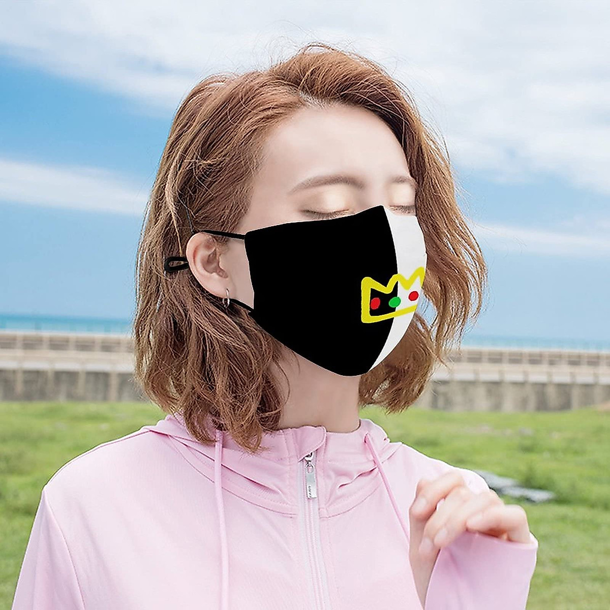 Mask Breathable Neck Gaiter Reusable Face Decor Cover Balaclava for Men and Women