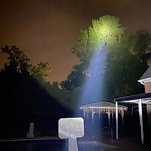 Police Force Tactical Torch 17,000,000 Heavy Duty Stun Gun LED Flashlight for Powerful Self Defense with Rechargeable Batteries and Adjustable Carry Strap