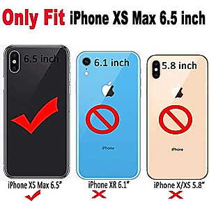 NGB Supremacy Compatible with iPhone Xs Max Case, Full Body Protection with [Built-in Screen Protector] Ring Holder/Wrist Strap, Slim Fit Shockproof Bumper Durable Cover Case (Plum)