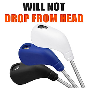 PGM Golf Club Covers 10pcs or 2pcs Iron Head Covers with No. Opening Easy On Off Protective Washable Golf Headcovers Fit Most Right Handed Brands