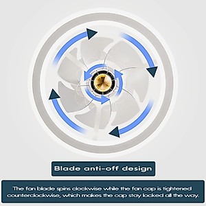 EKIZNSN 20'' Bladeless Modern Indoor Flush Mount Ceiling Fan with Lights and Remote, APP Control White Low Profile Ceiling Fans for Bedroom/Small Room