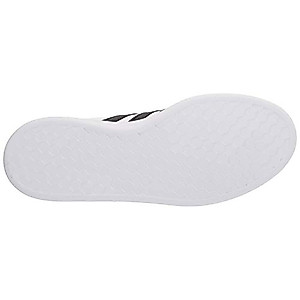 adidas Women's Grand Court Shoe, White/Black/White, 8