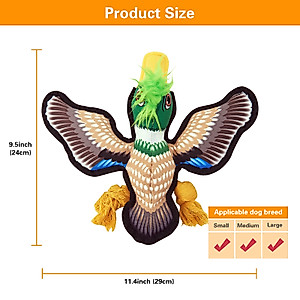 Yzmewael Dog Squeak Toys Stuffed Plush Dog Toys, Crinkle Pet Teething Chew Toys for Puppy, Small, Medium and Large Dogs