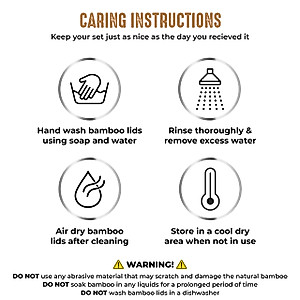 CAMPFY Reusable Boba Cup with Lids and Straw - Bubble Tea Cup - Boba Tea Cup - Smoothie Cup - 2 Glass Wide Mouth Ball Mason Jars 32oz with Bamboo Lids - 2 Angled-Tip Boba Straws