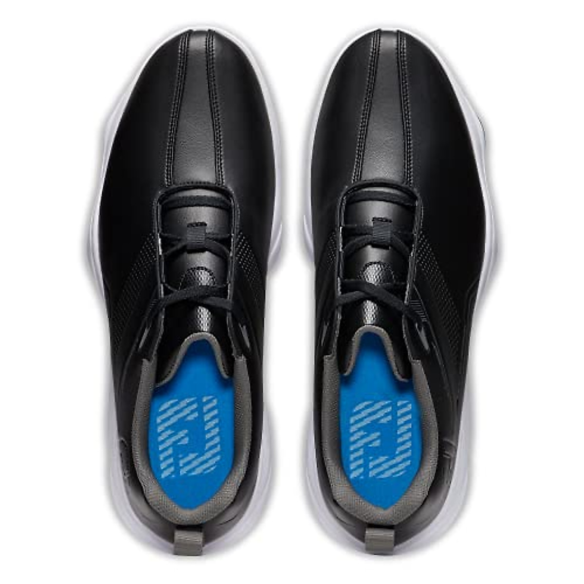 FootJoy Men's Ecomfort Golf Shoe, Black/Black, 12 Wide