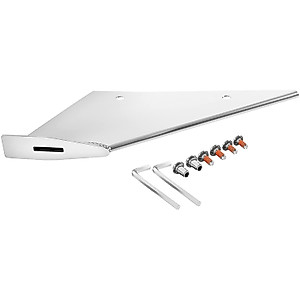 sevencow 27341 Skeg Guard for Mercury Mariner 40HP-50HP-60HP 2 & 4 Stroke 2003-Present & Evinrude Johnson 40HP 50HP 4 Stroke 1999-2003 Marine-Grade Stainless Steel Safe-Skeg