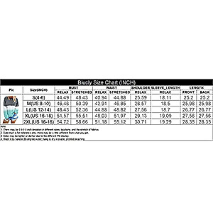 Biucly Women Color Block Lightweight Sweatshirt Long Sleeve Tie Dye Pullover Hoodie,US 12-14(L),Pink,White,Yellow