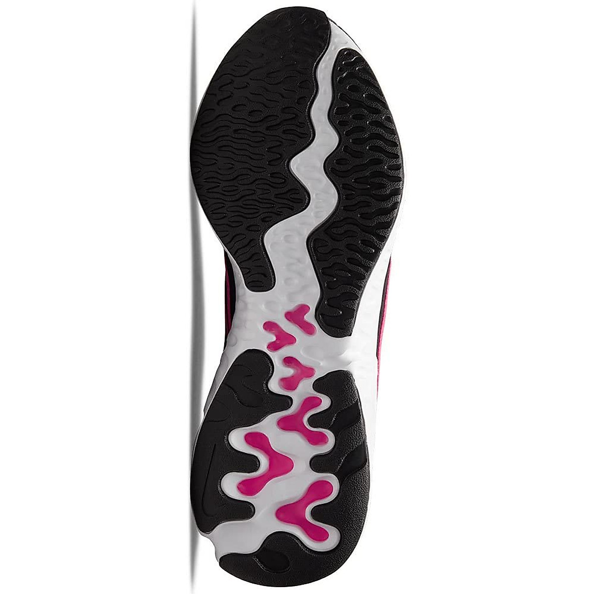 Nike Women Running Shoe, Black Pink, 8.5 US