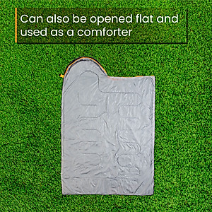 Baltoro’s Erebus Sleeping Bags for Adults - Ultra Lightweight, Allergy-Free Camping Sleeping Bags - Double Zipper Waterproof Travel Sleeping Bag - Three Season Backpacking Sleeping Bag