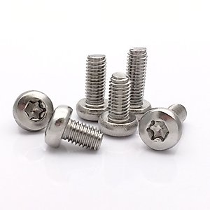 M4 Pan Head Torx Socket Cap 304 Stainless Steel Machine Screw,Pack of 30-Piece (M4 x 10mm)