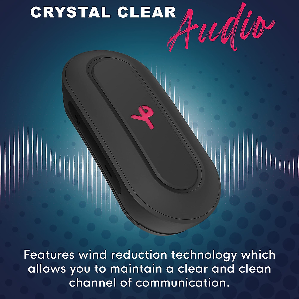 YO AUDIO Bluetooth Intercom Headset for Outdoor Adventure Sports - 2000ft+ Range for Snowboarding, Skiing, Motorcycling, Horseback Riding, Biking, and Climbing - Hands-Free Communication