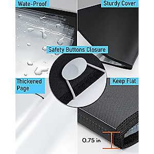 Nicpro Art Portfolio 11x17, Upgraded Large Portfolio Folder for Artwork with 30 Pockets Display 60 Pages, Presentation Book Binder with Protector Sleeves for Kids & Artists Drawing