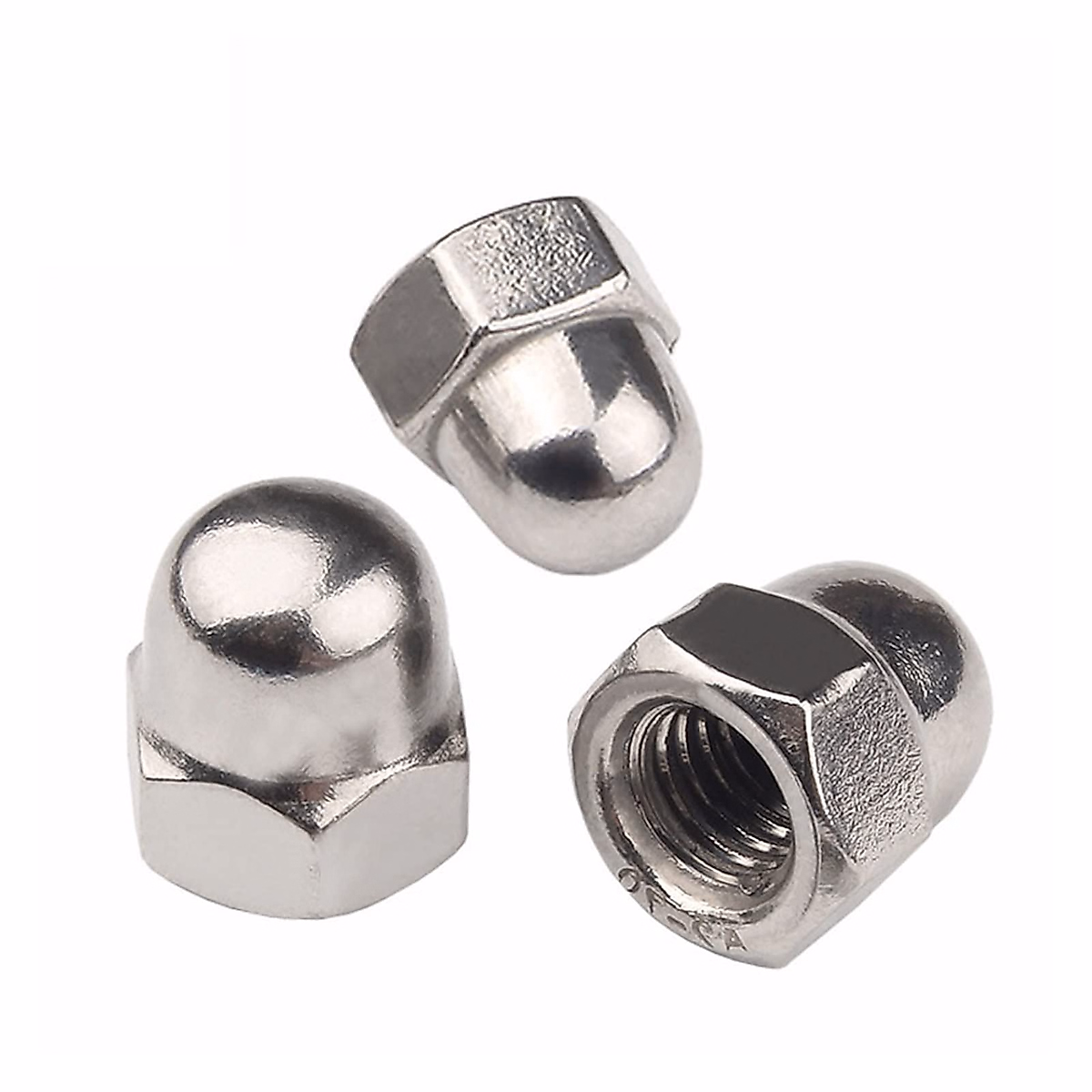 TNDYIG 10pcs/lot Acorn Cap Nut M3 M4 M5 M6 M8 M10 M12 M14 M16 M18 A2-70 Stainless Steel Decorative Cap Nuts Caps Covers (Size : M5)