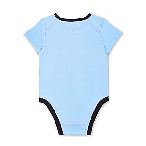 Warner Bros. Scooby-Doo Boys’ 4 Pack Bodysuit for Newborn and Infant – Blue/Grey